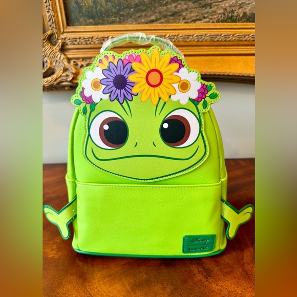 Loungefly | Bags | Loungefly Green Frog Backpack With Floral Accents ...